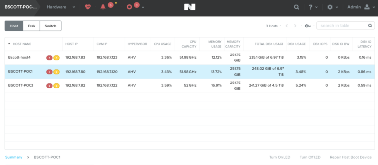 Shrinking a Nutanix Cluster – MyPureSupport
